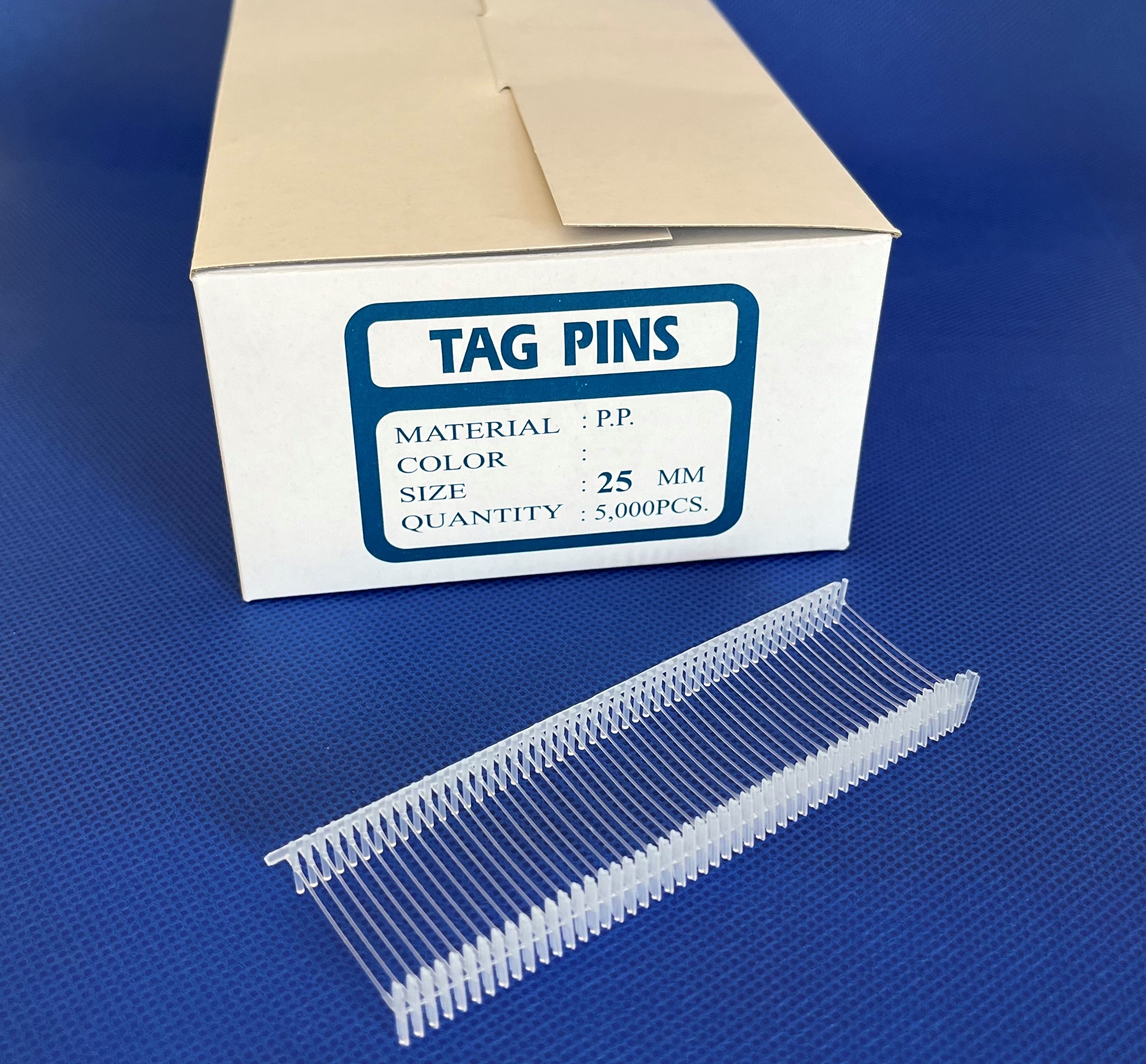 TP25 – 25mm Standard PP Tag Pins for Clothing Labels